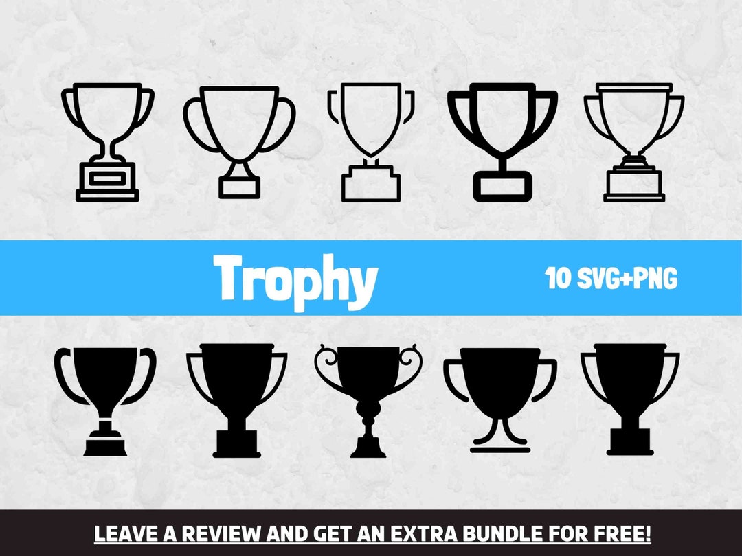 Trophy Svg, SVG Files for Cricut, Competition SVG, Winner Clipart ...