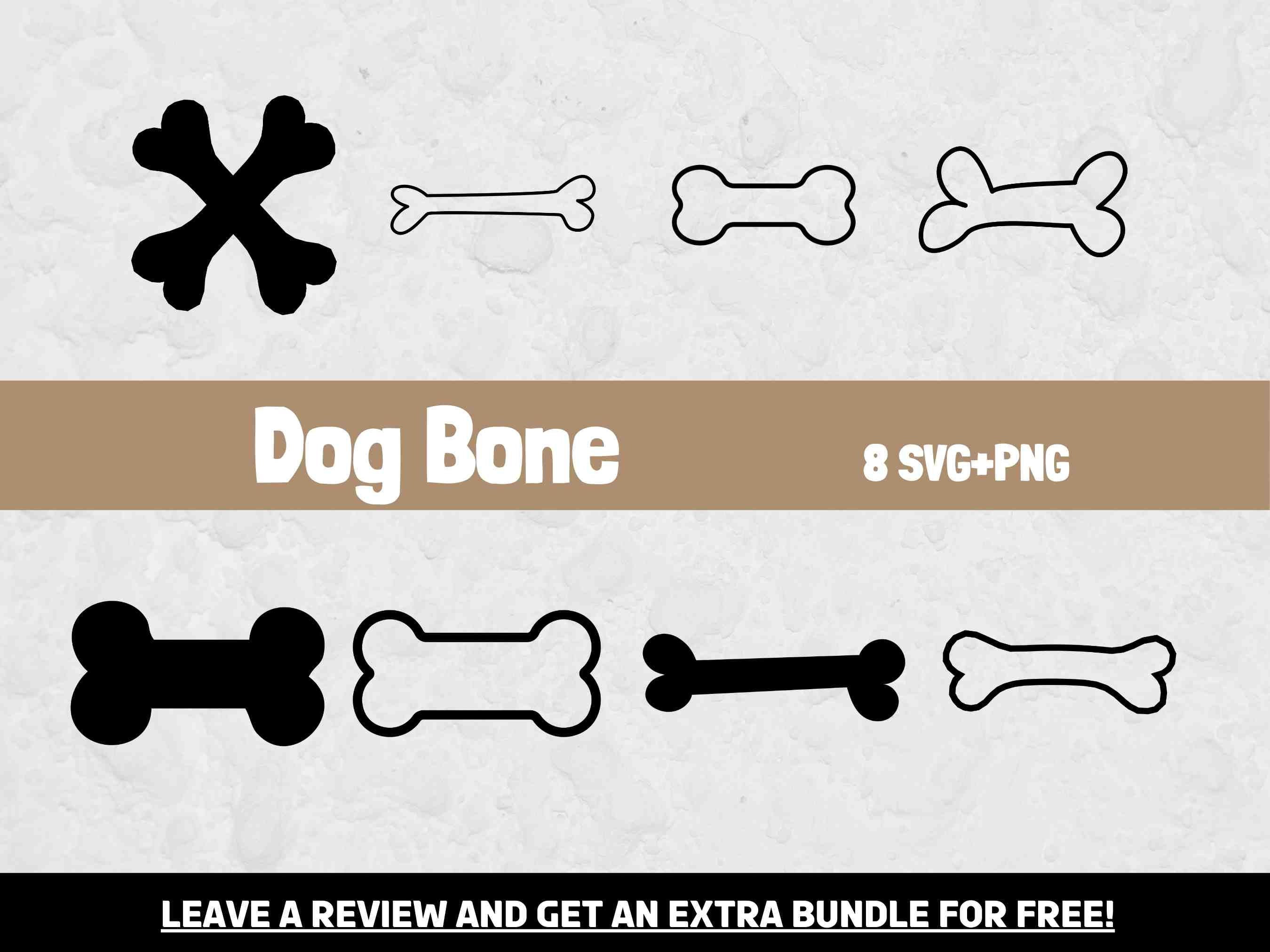 Dog Bone Svg Svg Files for Cricut Dog SVG Dog Clipart - Etsy