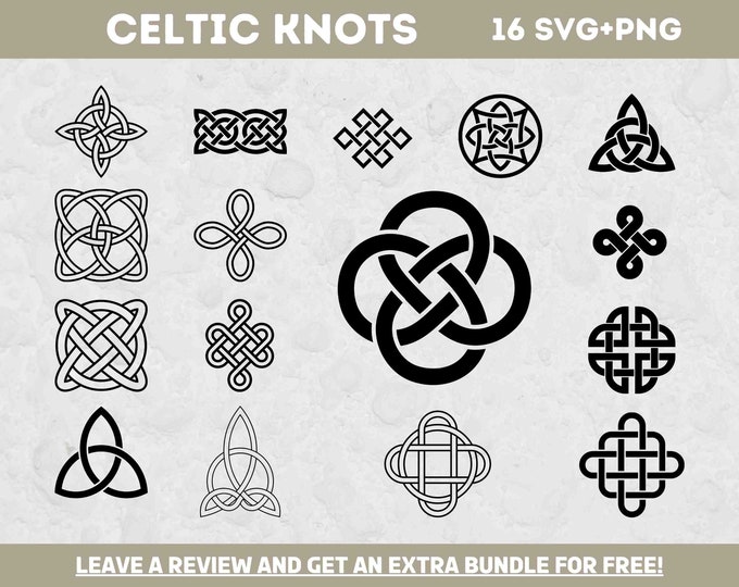 Celtic Knot SVG, Svg Files for Cricut, Celtic Knots Svg, Rope Clipart ...