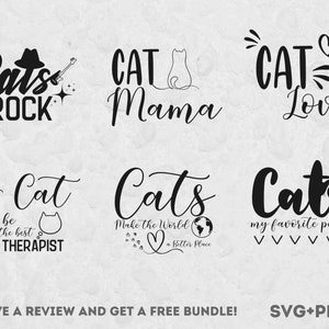 Cats Svg, Svg Files for Cricut, Cat Quotes Svg, Cat SVG, Funny Cat Svg ...