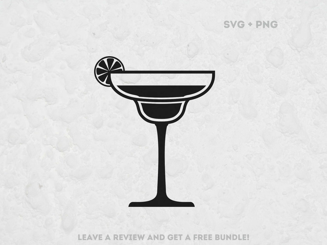Margarita Glass SVG, Cocktail Drink Cut File, Summer Party SVG ...