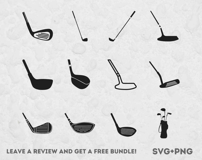 Golf Club SVG, SVG Files for Cricut, Golf SVG, Golf Clipart, Golfing ...