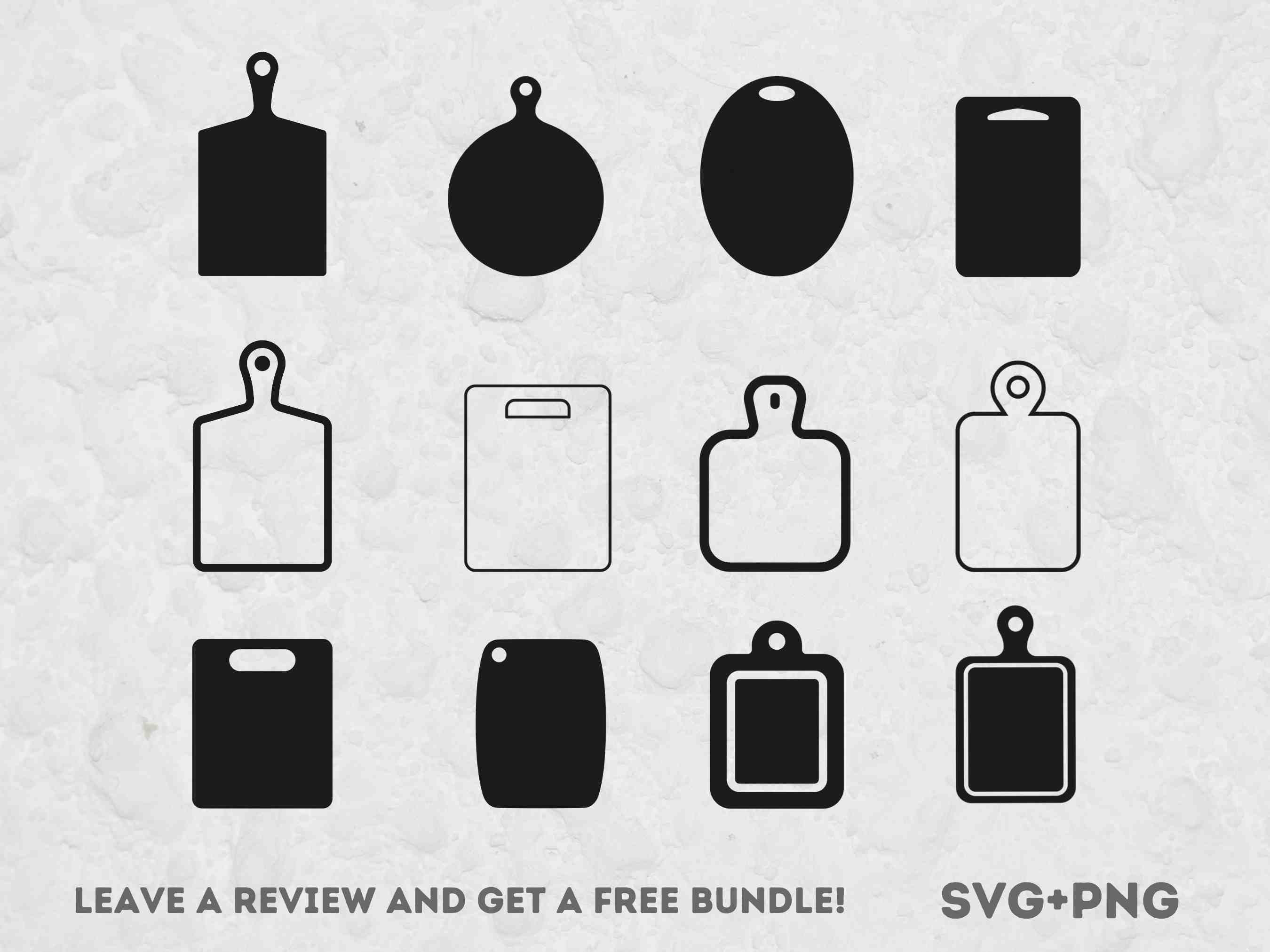 Cutting Board SVG SVG Files for Cricut Kitchen Clipart - Etsy