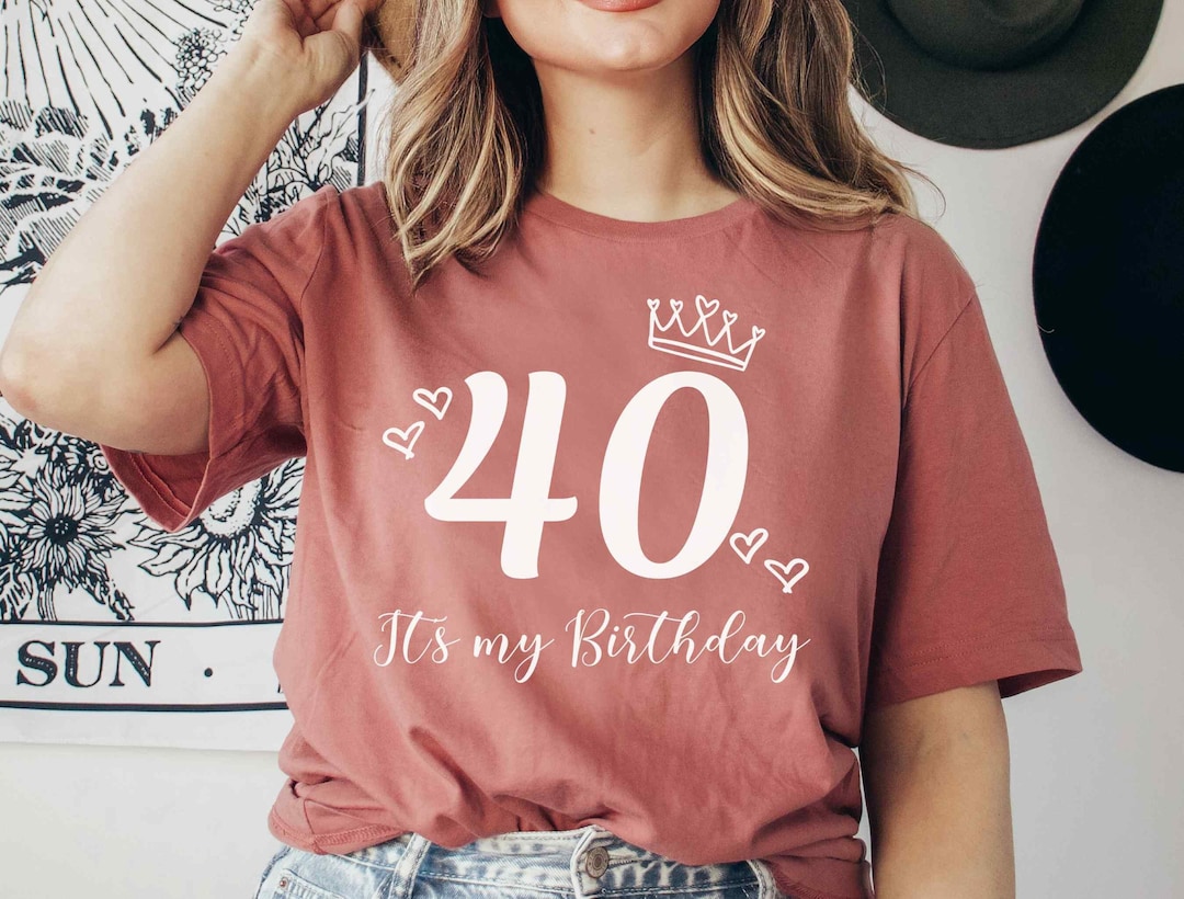40th Birthday Svg, SVG Files for Cricut, My Birthday Svg, 40 Svg, 40 ...