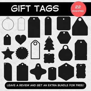 Gift Tag Svg, Svg Files for Cricut, Homemade Gift Tags, Digital Gift ...