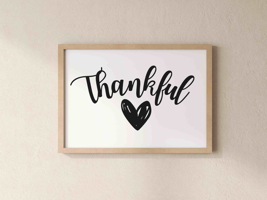 Dankbare SVG, Dankeschön-Svg, Danke-Svg-Dateien für Cricut, Dankeschön ...