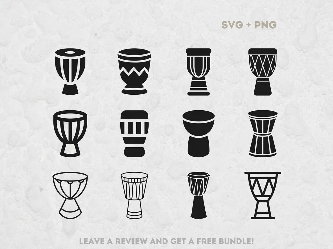 Djembe Drum SVG, Svg Files for Cricut, Djembe SVG, Drum Clipart, Drum ...