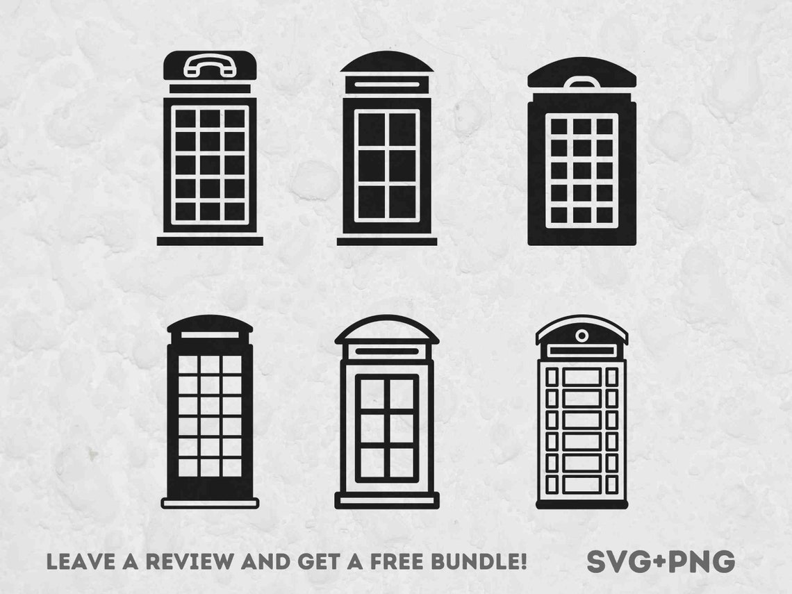 Phone Booth SVG SVG Files for Cricut Telephone Clipart - Etsy
