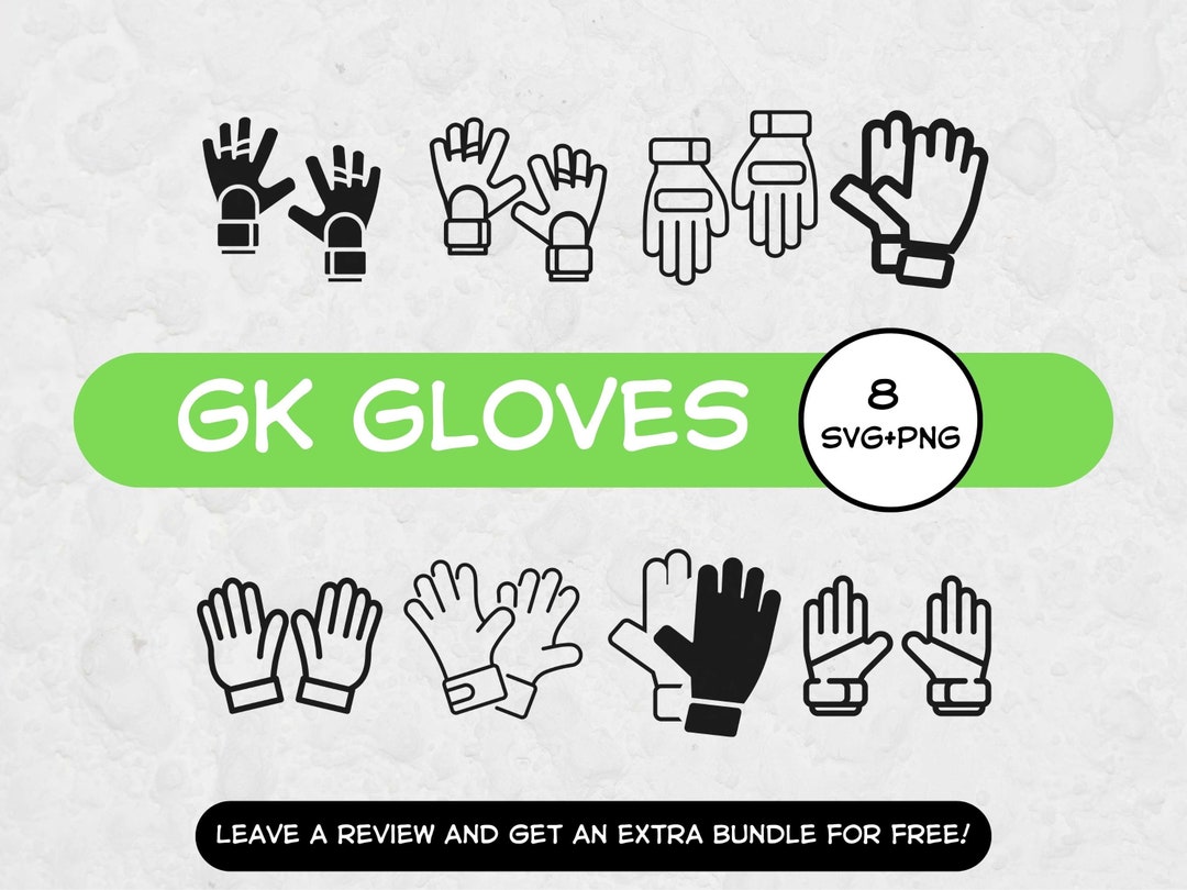 Soccer Goalkeeper Svg, SVG Files for Cricut, Soccer Glove SVG, Soccer ...