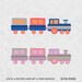 Toy Train SVG, Kids Clipart, Svg Files for Cricut, Toy Train Clipart ...