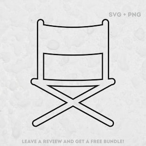 Folding Chair Svg Cut File, SVG Files for Cricut, Chair Clipart, Chair ...