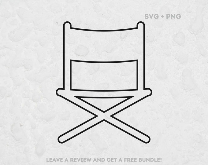 Folding Chair Svg Cut File, SVG Files for Cricut, Chair Clipart, Chair ...