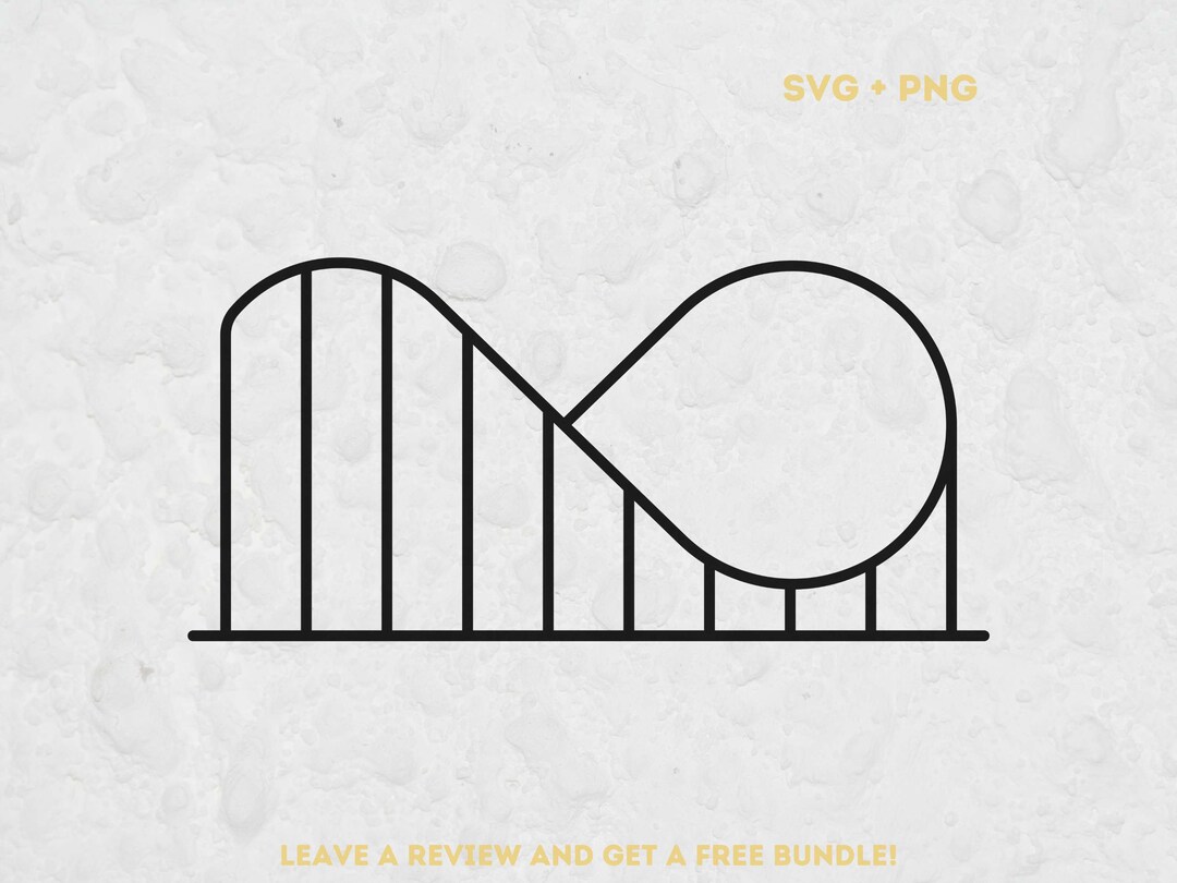 Roller Coaster Svg, SVG Files for Cricut, Adventure SVG, Theme Park SVG ...