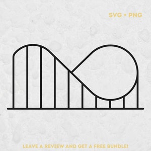 Roller Coaster Svg, SVG Files for Cricut, Adventure SVG, Theme Park SVG ...