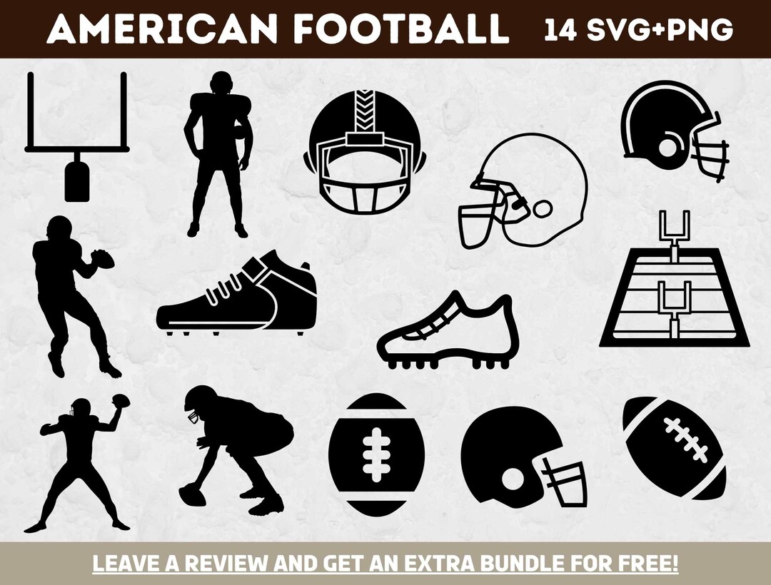 American Football SVG, SVG Files for Cricut, Football Clipart, Sports ...