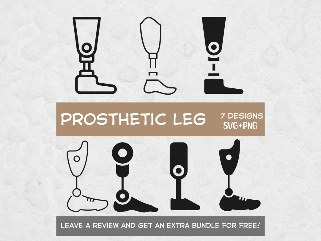 Prosthetic Leg Svg, SVG Files for Cricut, Limb SVG, Body Part SVG, Leg ...