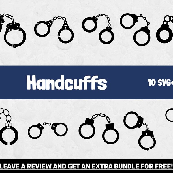 Handcuffs Svg - Etsy