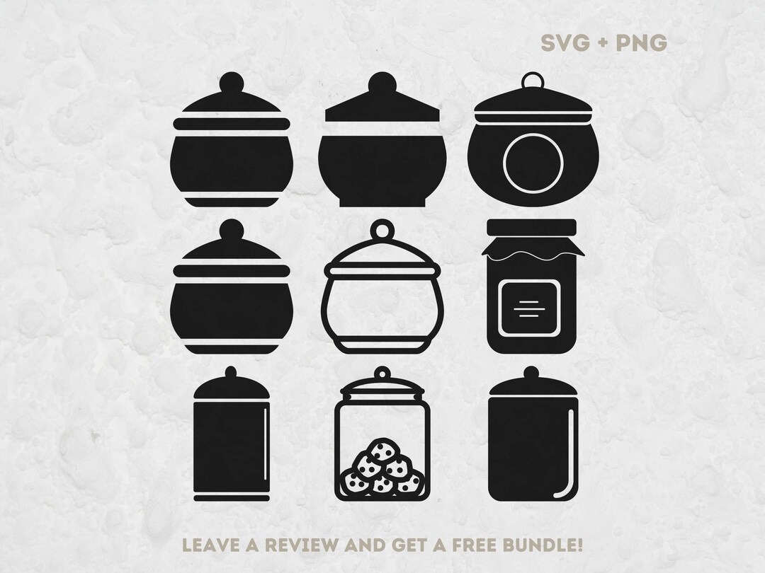 Cookie Jar Bundle Svg Files For Cricut Cookie Svg Cookie Jar Svg Cookie Jar Png Kitchen