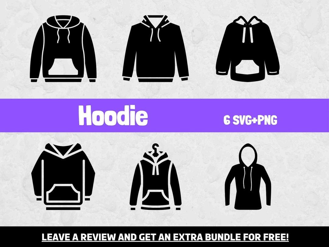 Hoodie Svg Bundle, Shirt Shapes, Clothing Svg, Wear Svg, Svg Files for ...