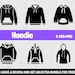 Hoodie Svg Bundle, Shirt Shapes, Clothing Svg, Wear Svg, Svg Files for ...