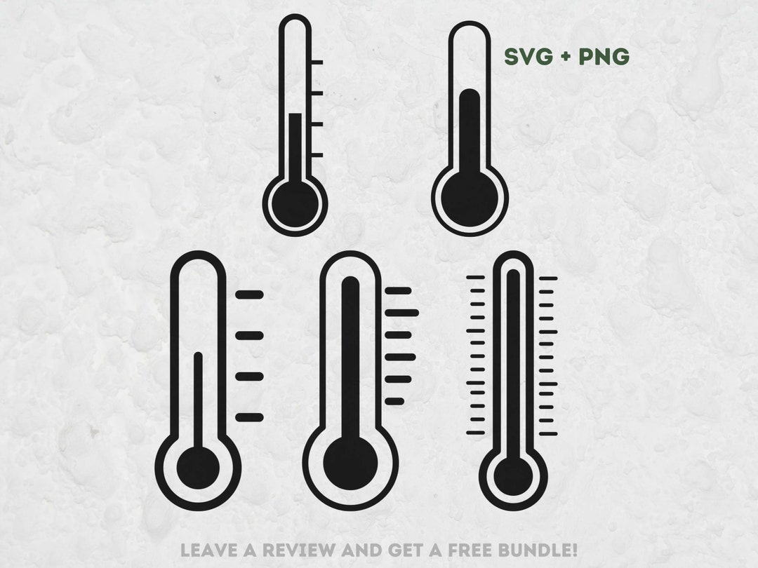 Thermometer Svg, SVG Files for Cricut, Temperature SVG, Weather SVG ...