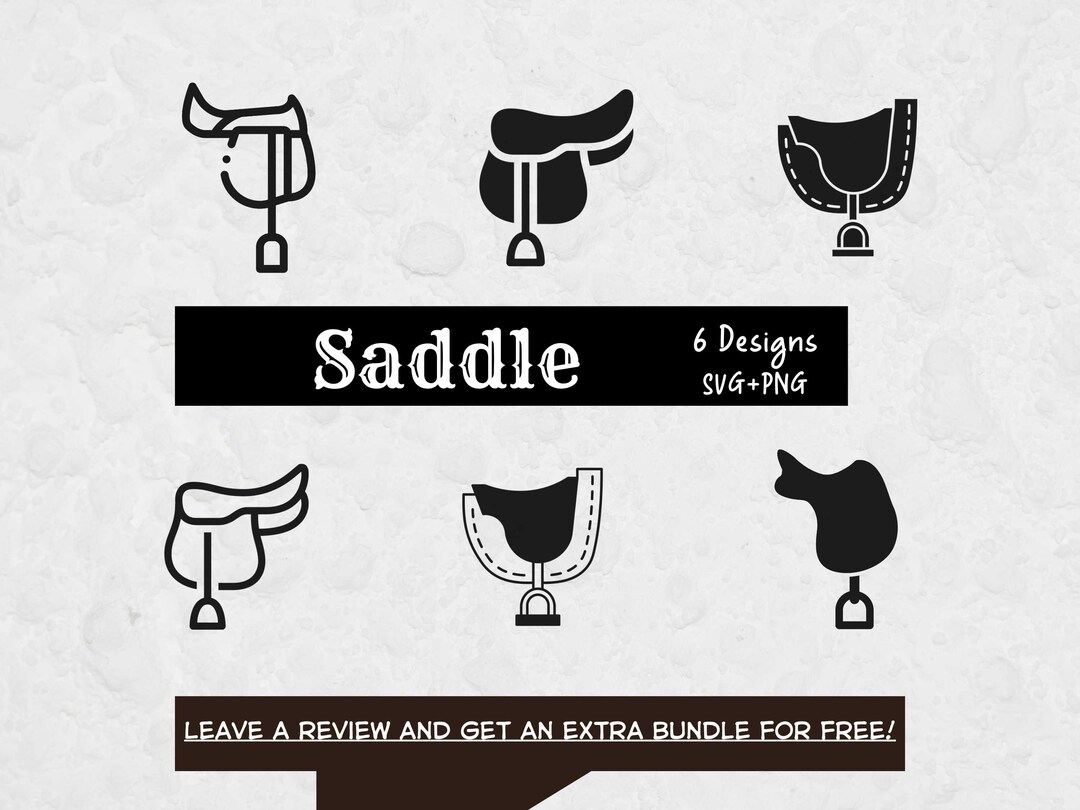 Saddle SVG, Svg Files for Cricut, Saddle Cut Files, Cowboy Saddle ...