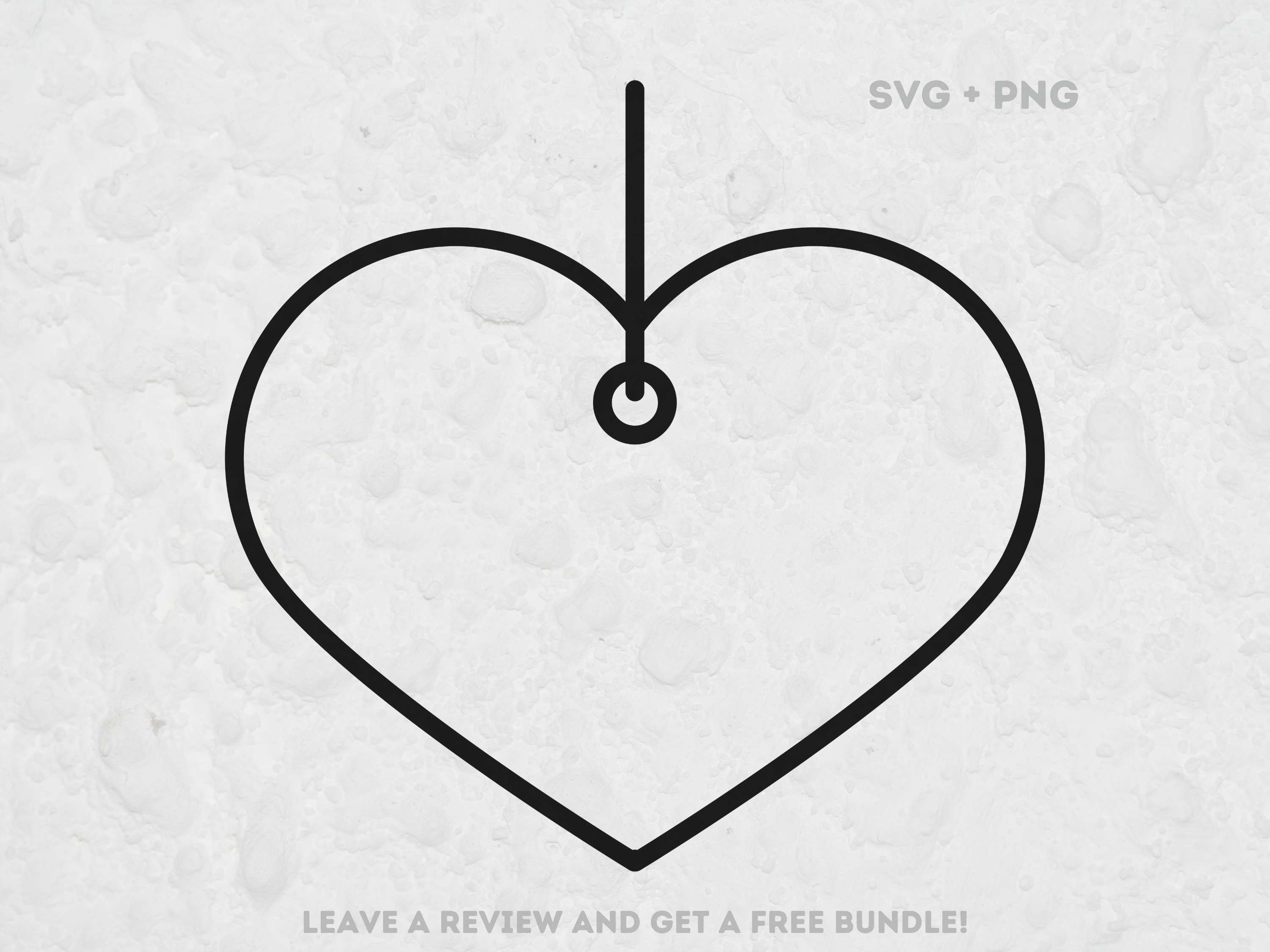 Hanging Heart SVG Svg Files for Cricut Frame Svg Heart - Etsy