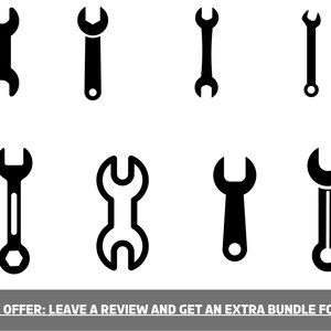 Wrench SVG Bundle, Svg Files for Cricut, Wrench Cut Files, Wrench ...