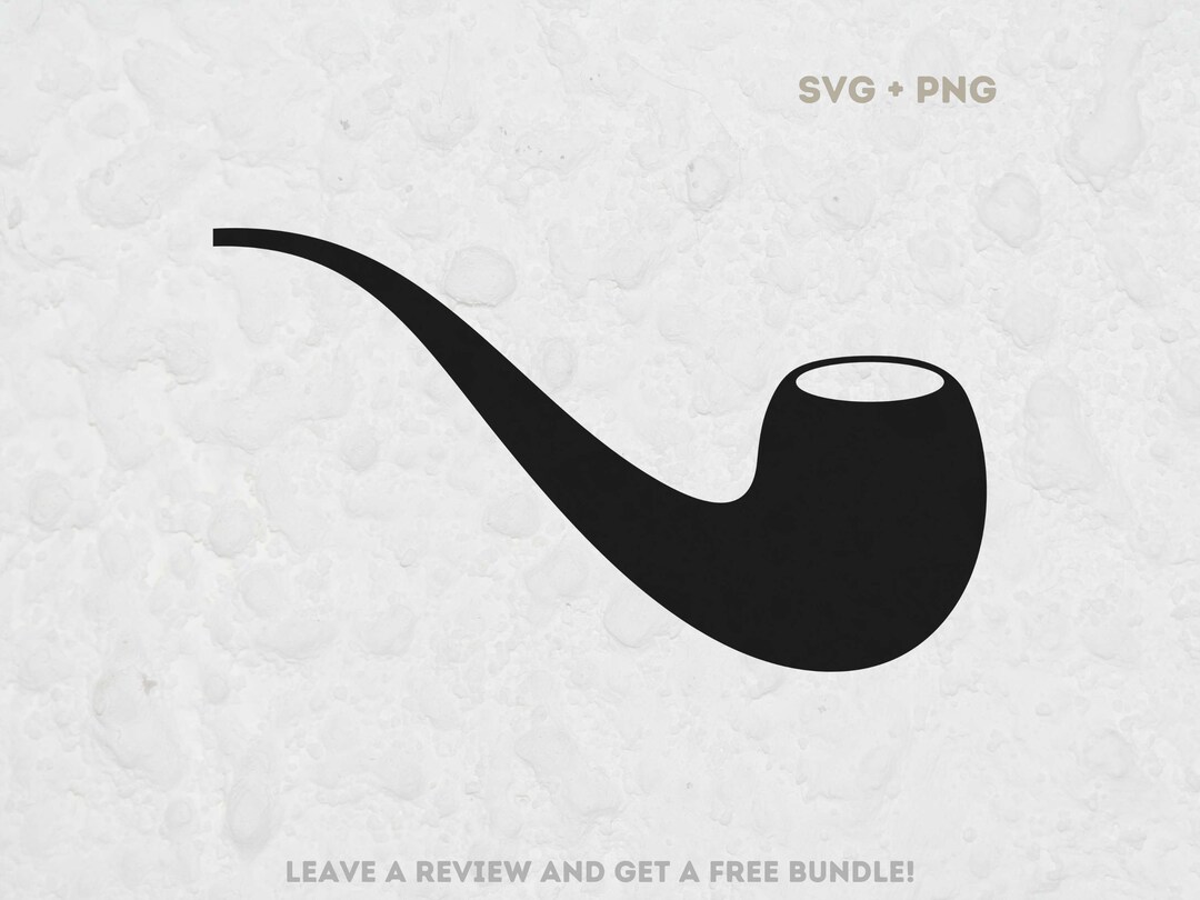 Smoking Pipe Silhouette Svg, SVG Files for Cricut, Smoking Cut File ...