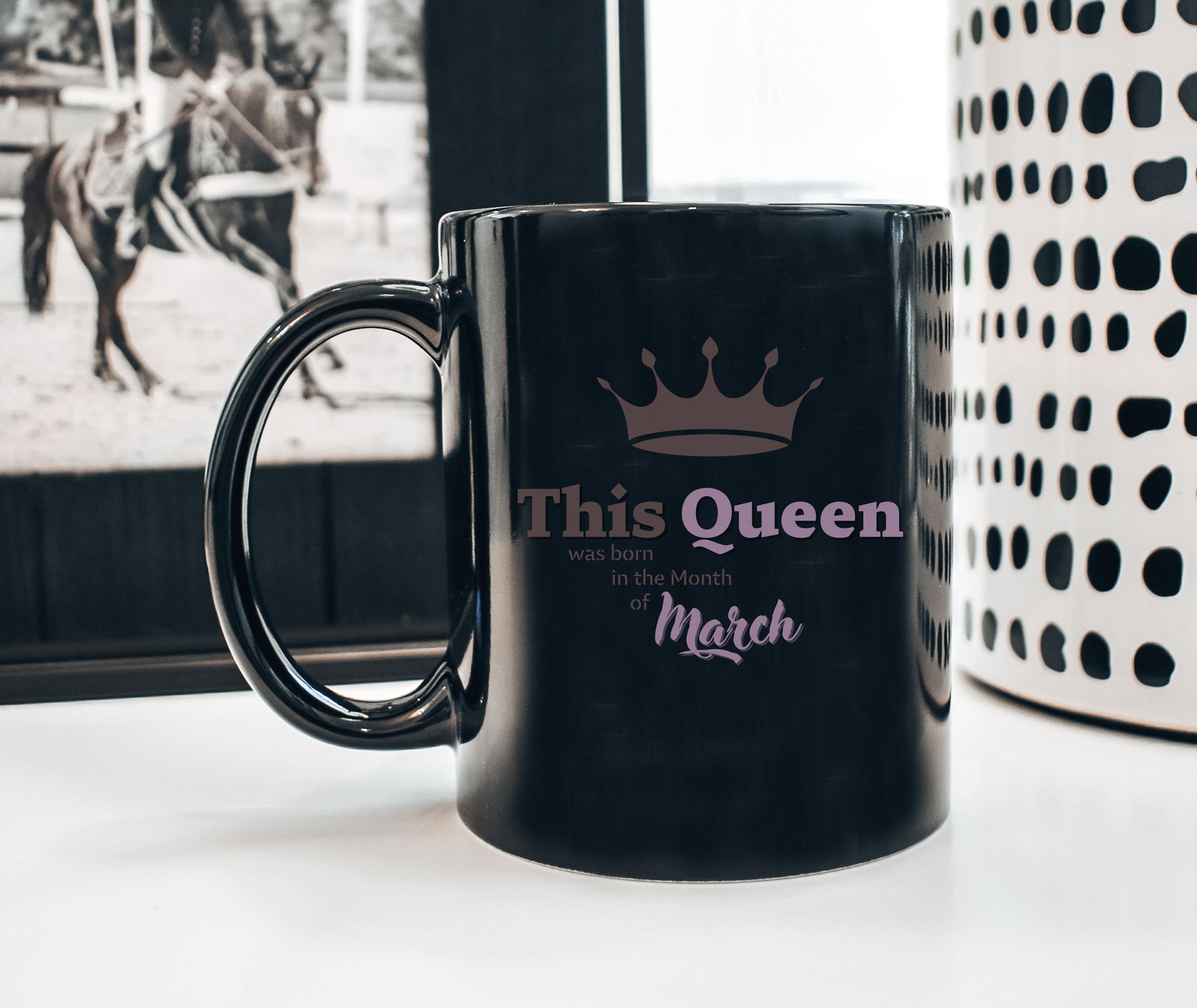 Queen of March SVG Birthday Shirt Svg Birthday Queen SVG - Etsy