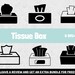 Tissue Box Svg Bundle, Paper Svg, SVG Files for Cricut, Tissue Clipart ...