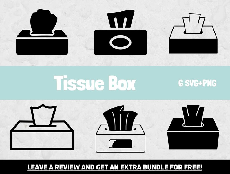 Tissue Box Svg Bundle Paper Svg SVG Files for Cricut Tissue - Etsy
