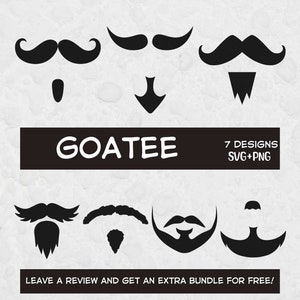 Goatee Svg, SVG Files for Cricut, Beard SVG, Mens Cut File, Barber Svg ...
