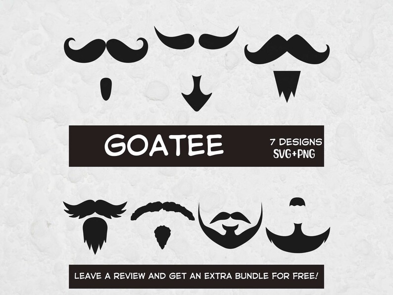 Goatee Svg, SVG Files for Cricut, Beard SVG, Mens Cut File, Barber Svg ...