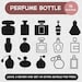 Perfume Bottle Svg, SVG Files for Cricut, Bottle Clipart, Perfume SVG ...
