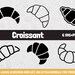 Croissant SVG, SVG Files for Cricut, Pastry SVG, Sweet Svg, Cake Svg ...