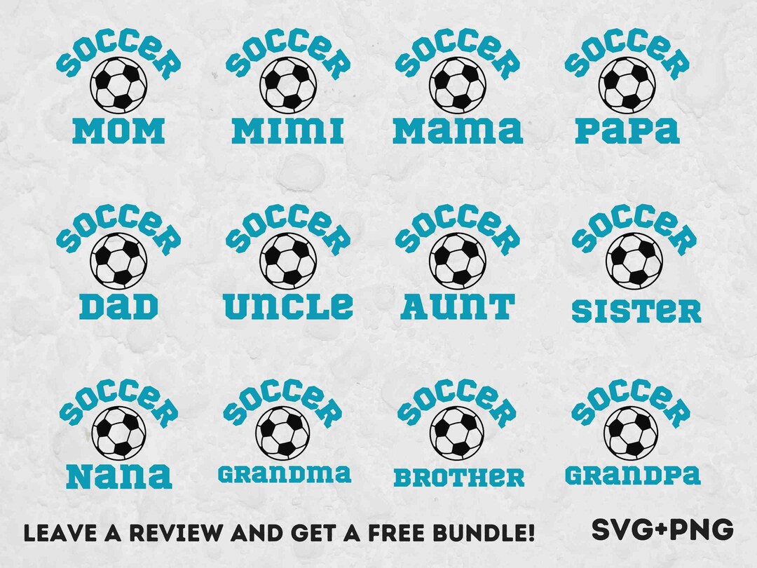 Soccer Family SVG, Soccer Mom Svg, SVG Files for Cricut, Soccer Svg ...