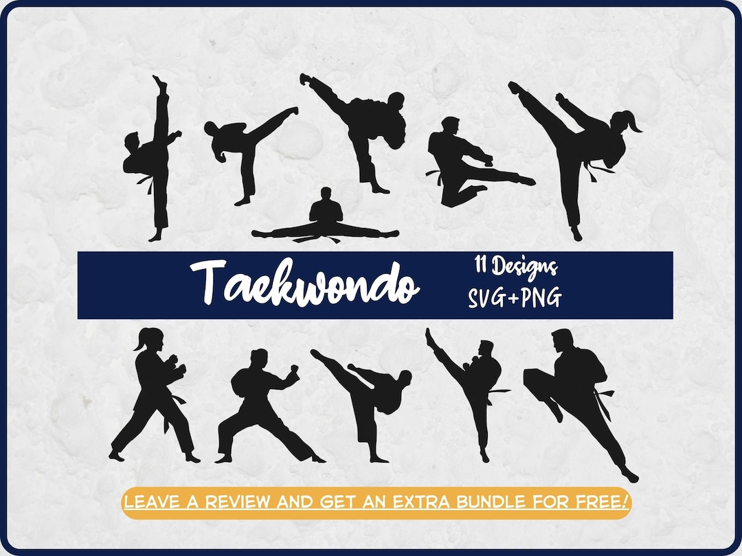 Taekwondo Svg, Taekwondo Cut File, Commercial Use, Tae Kwon Do Svg, SVG Files for Cricut ...