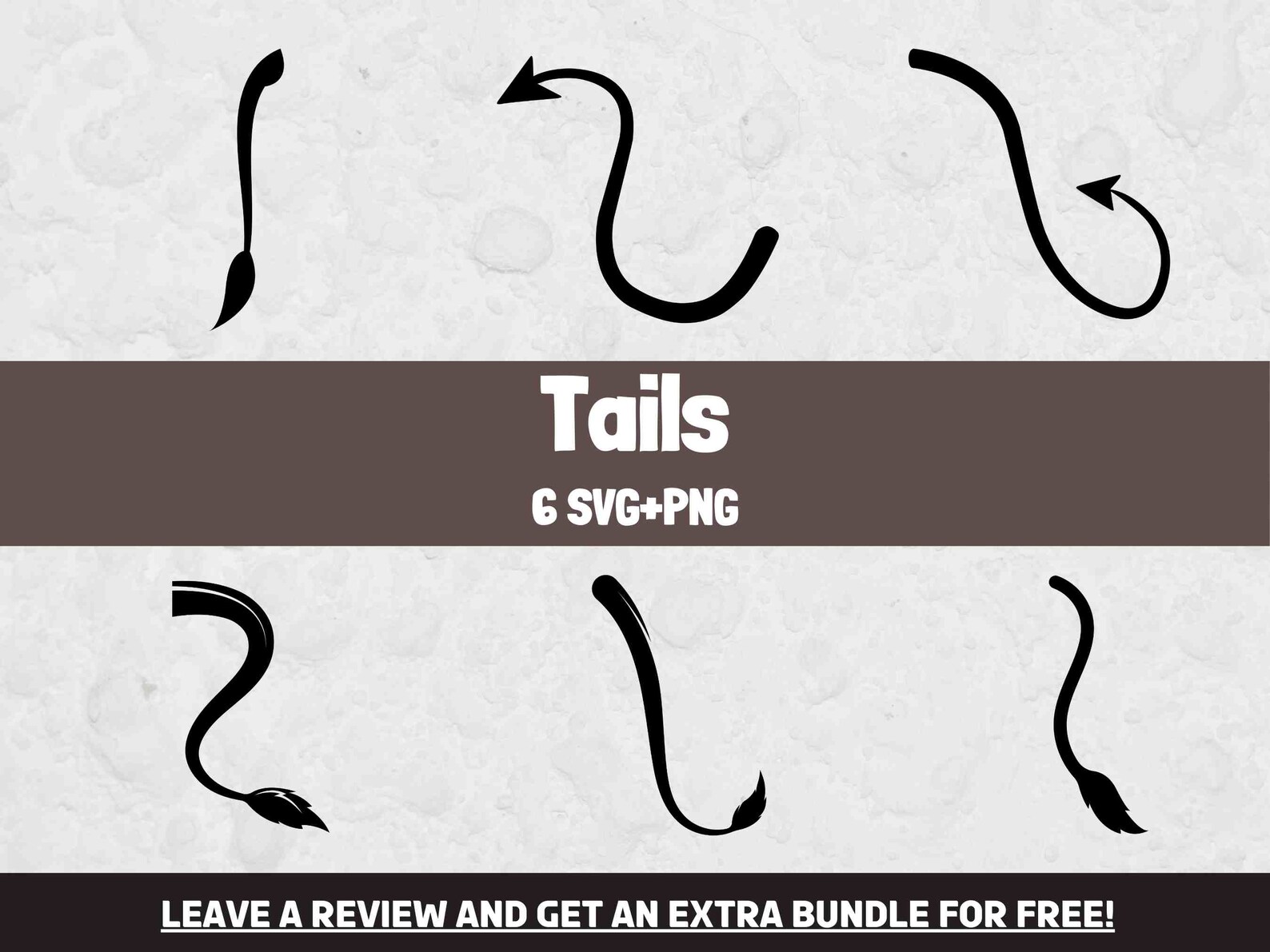 Devil Tail SVG Bundle for Cricut, Halloween Tail PNG, Costume Svg ...