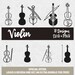 Violin SVG Bundle, Svg Files for Cricut, Strings Svg, Violin Cut File ...