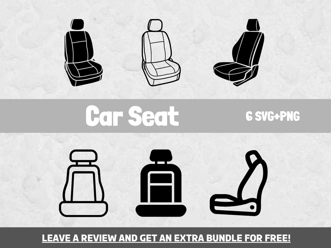 Car Seat Svg Bundle, SVG Files for Cricut, Car Svg, Car Clipart, Car ...