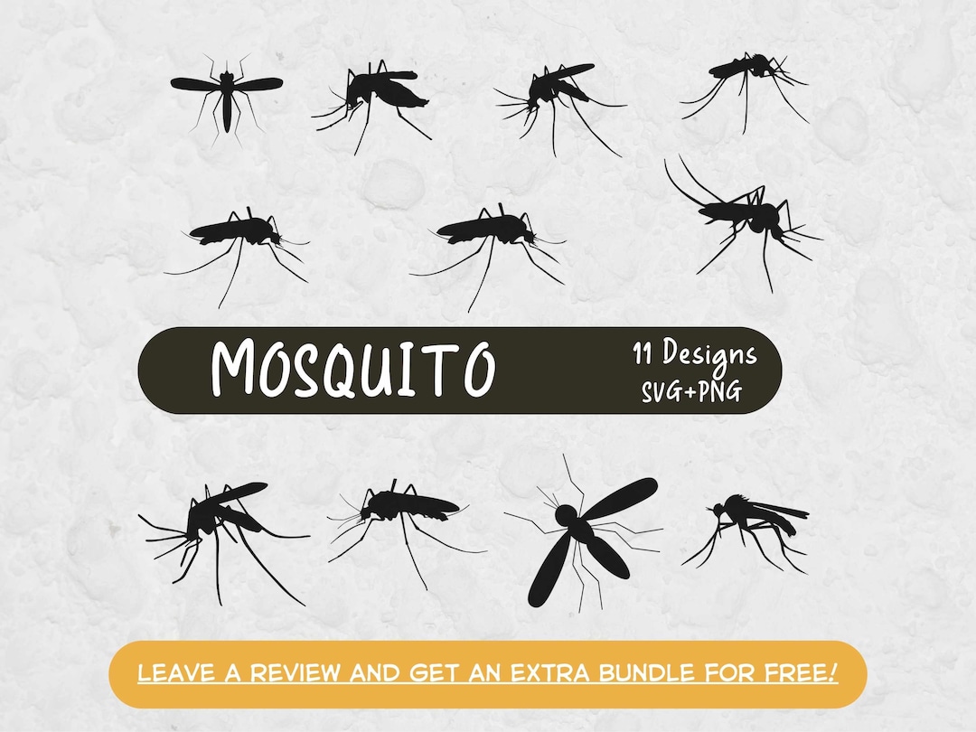 Mosquito SVG Bundle, Svg Files for Cricut, Mosquito Cut Files, Mosquito ...