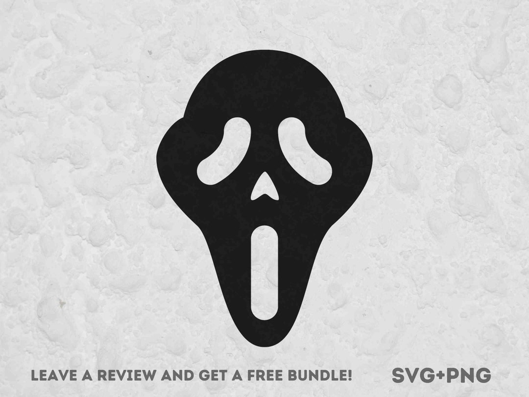 Scream Face Svg Cut File, Svg Files for Cricut, Halloween Svg, Scream ...