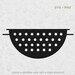 Colander SVG Svg Files for Cricut Colander Png Kitchen - Etsy