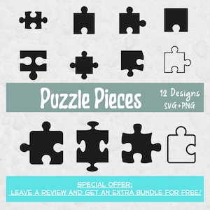 Puzzle Piece SVG, Svg Files for Cricut, Puzzle Pieces Svg, Autism SVG ...