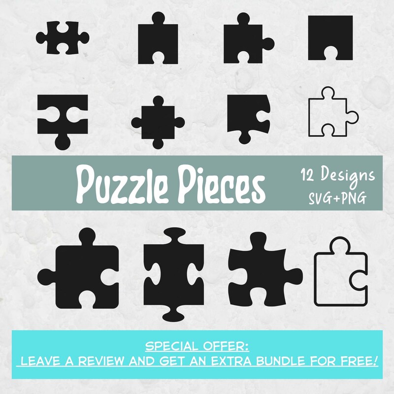 Puzzle Cut - Etsy