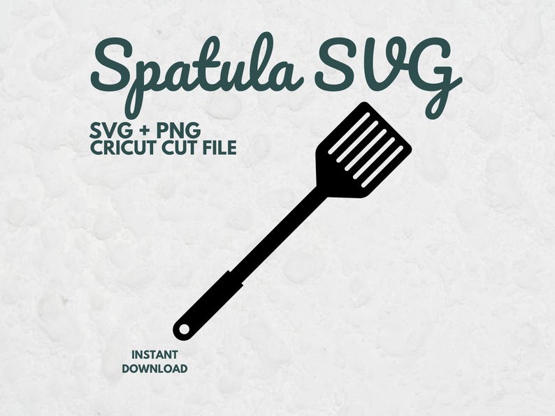 Spatula SVG, Svg Files for Cricut, Spatula Png, Kitchen Clipart ...