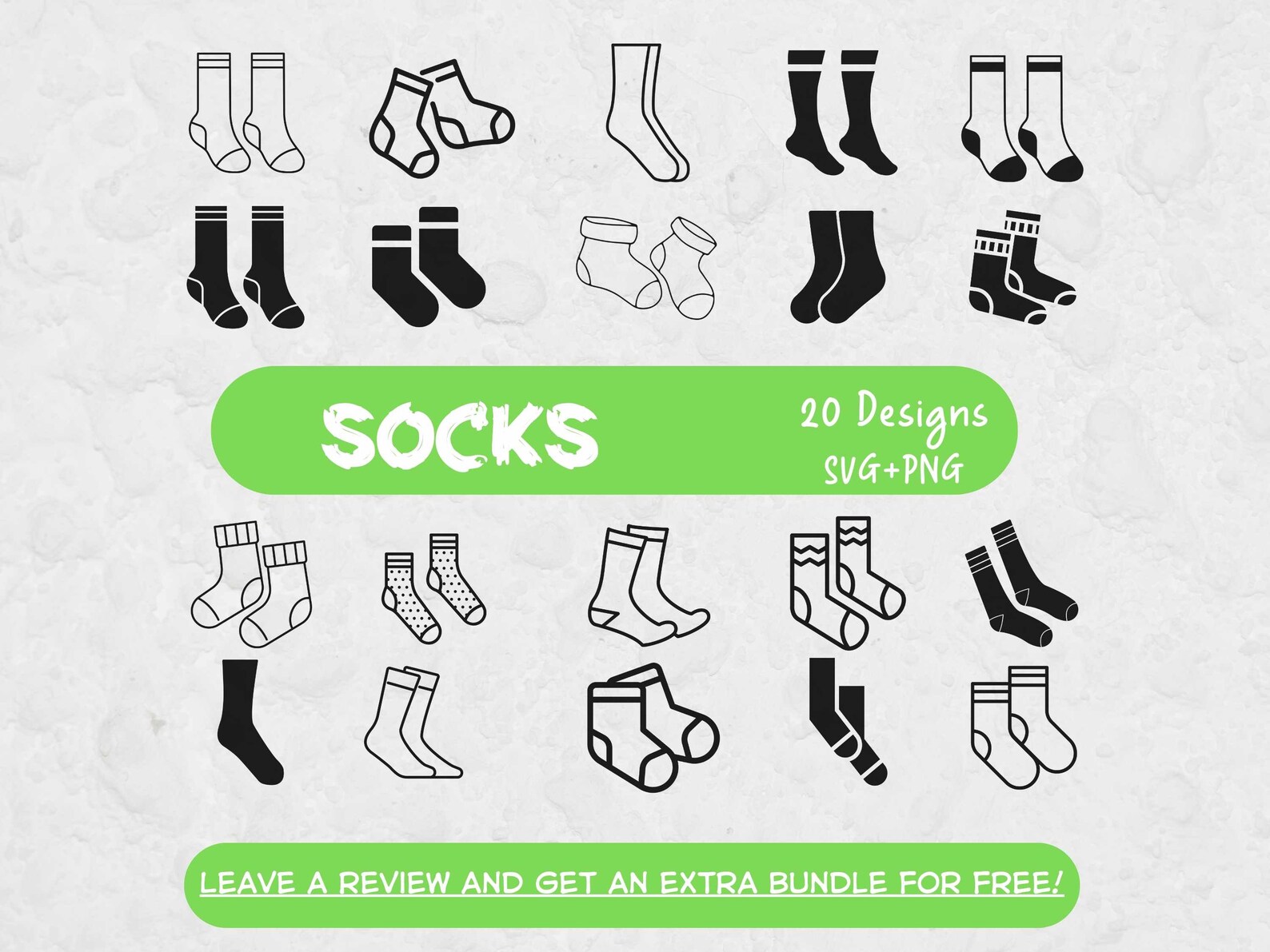 Socks SVG Bundle, Svg Files for Cricut, Sock Cut File, Paper Doll ...