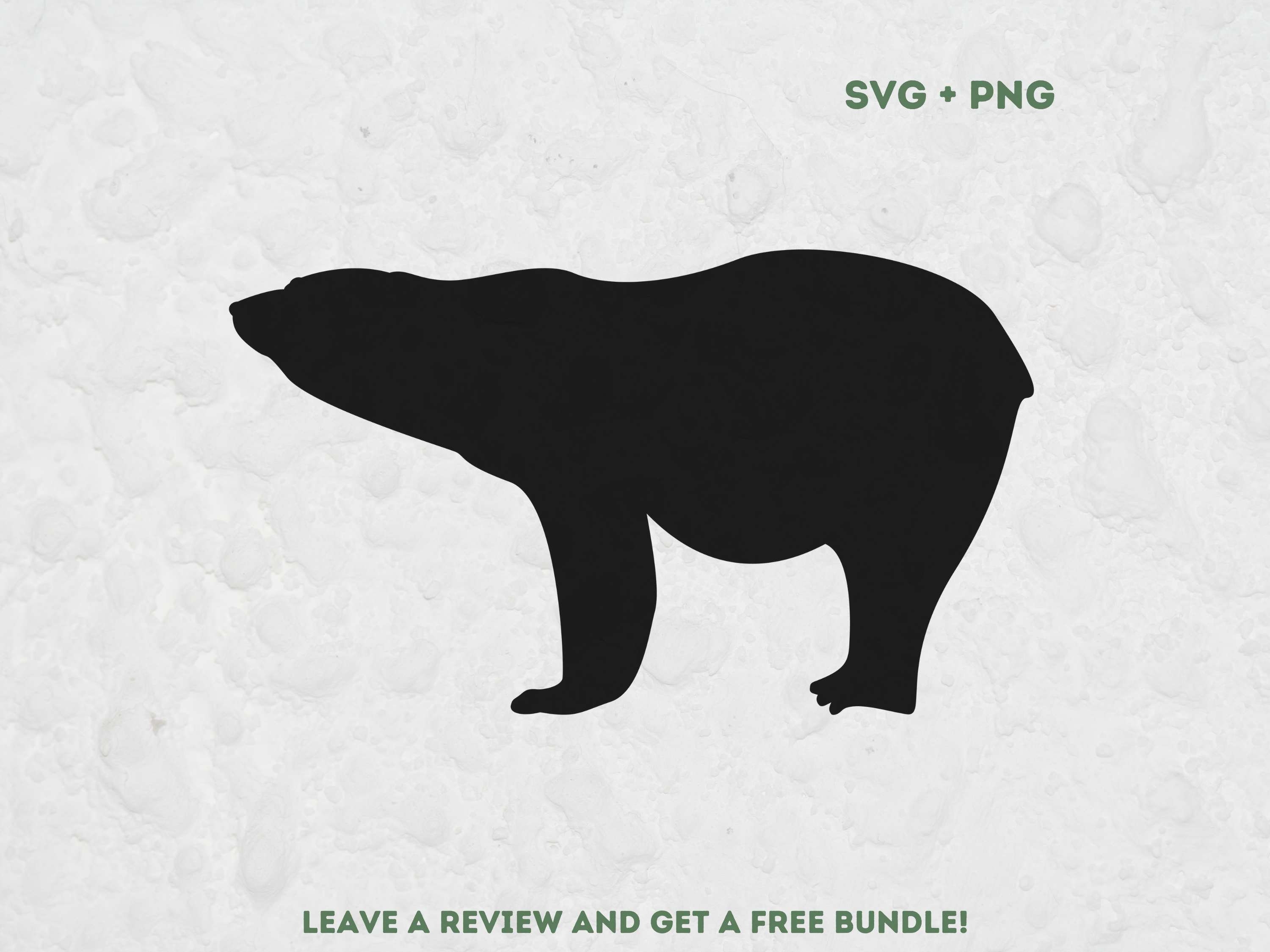 Silueta de oso polar SVG archivos svg para Cricut imágenes - Etsy España