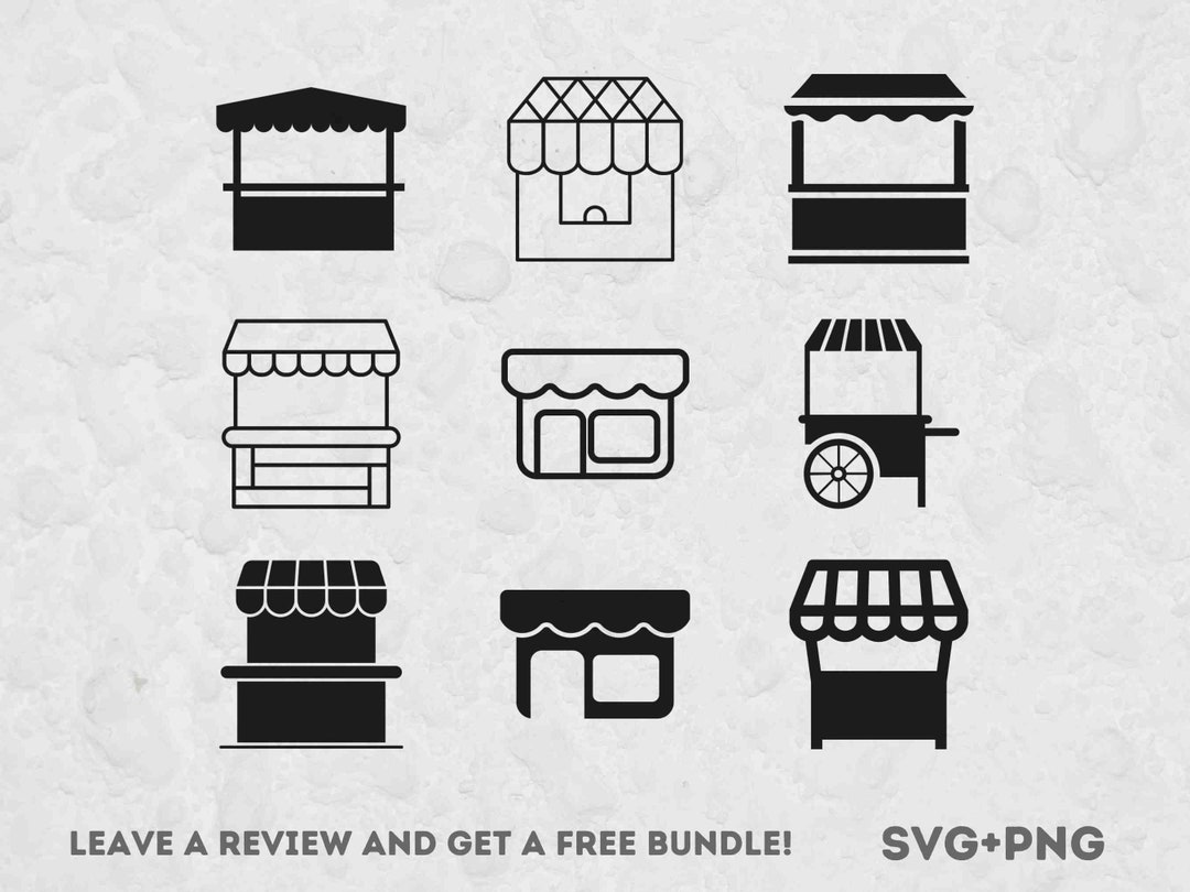 Shop Stand Svg, Svg Files for Cricut, Shop SVG, Shop Clipart, Cricut ...